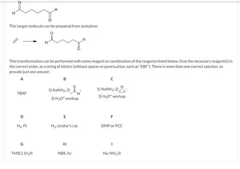 Synthesis Help Needed From Acetylene To Ethylene Oxide R Chemhelp