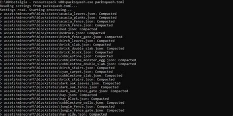 Packsquash Resource And Data Pack Optimizer For Space Savings And