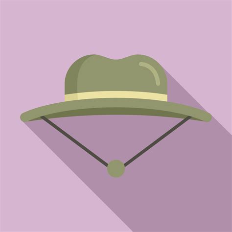 Fisherman Hat Icon Flat Style 14541771 Vector Art At Vecteezy