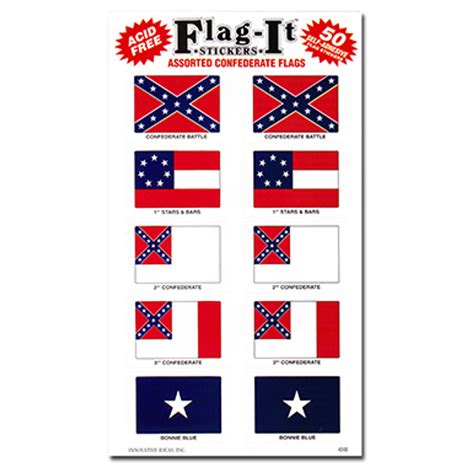 Confederate Flag Sticker Large