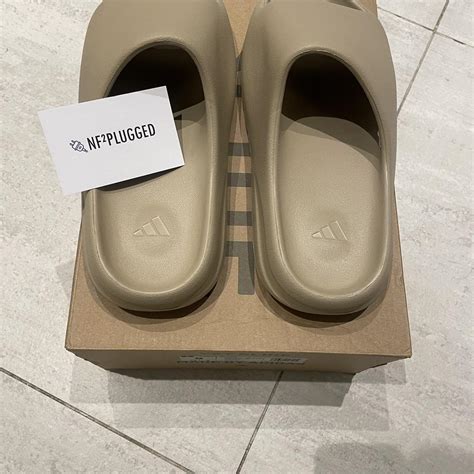 Yezzy Slides Pure Depop