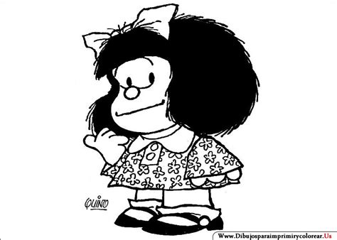 Dibujos Para Colorear De Mafalda Imagui