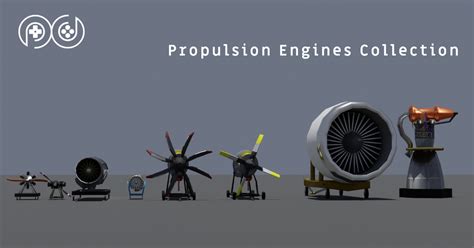 Propulsion Engines Collection 3d 항공 Unity Asset Store