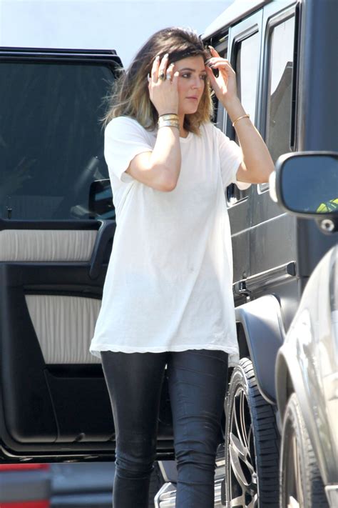 Kylie Jenner At A Gas Station In West Hollywood Hawtcelebs