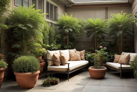 Tall Potted Plants Patio Privacy Gardening Slash