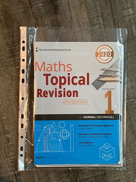 Sec 1 Normal Technical Maths Topical Revision Nt Hobbies And Toys Books