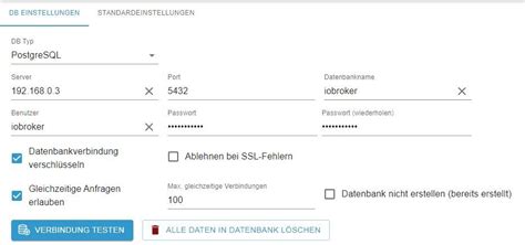 Sql Adapter Und Postgresql Verbindungsproblem