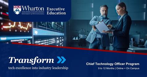 Wharton Chief Technology Officer Cto Program Executive Education