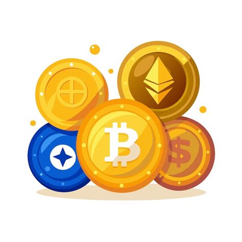 Premium Vector Cryptocurrency Vector Illustration