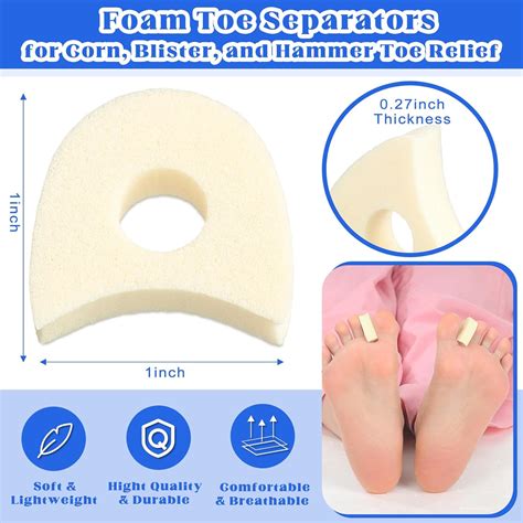 Trelaco 60 Pcs Foam Toe Separators Spacers For Corn India Ubuy