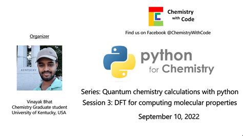 Quantum Chemistry Calculations With Python S3 Final Dft For