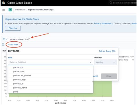 Kibana Dashboards And Logs Calico Documentation