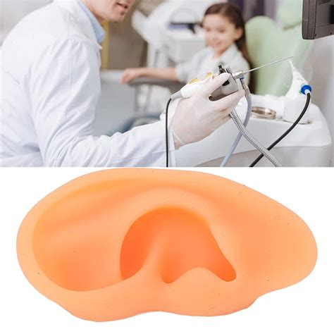 Soft Ear Display Mould Anggrek Fake Ear Model For Hearing Amplifier