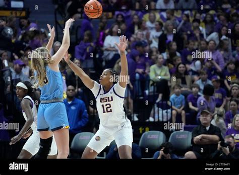 Kent State Forward Bridget Dunn Shoots Against Lsu Guard Mikaylah