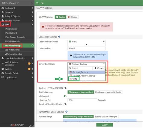 Technical Tip Ssl Vpn Certificate Replacement Fortinet Community