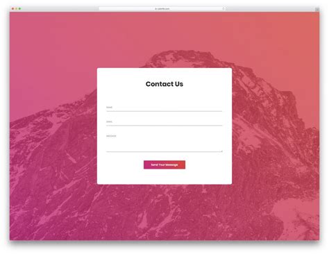 Top Free HTML CSS Contact Form Templates Colorlib