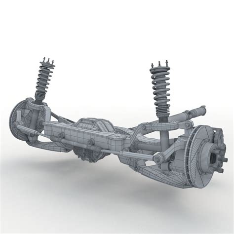 Car Suspension 3d Model 30 Ma Free3d