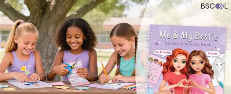 Bscool Me And My Bestie Sticker Dress Up Drawing