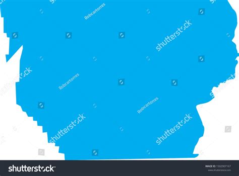 Churchill County Map Nevada State Stock Vector Royalty Free