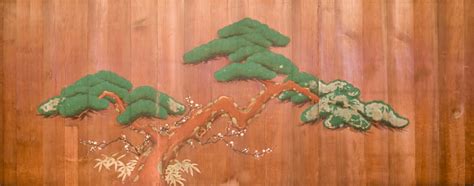 Sneak Peek Pine Trees In Japanese Noh Theaters