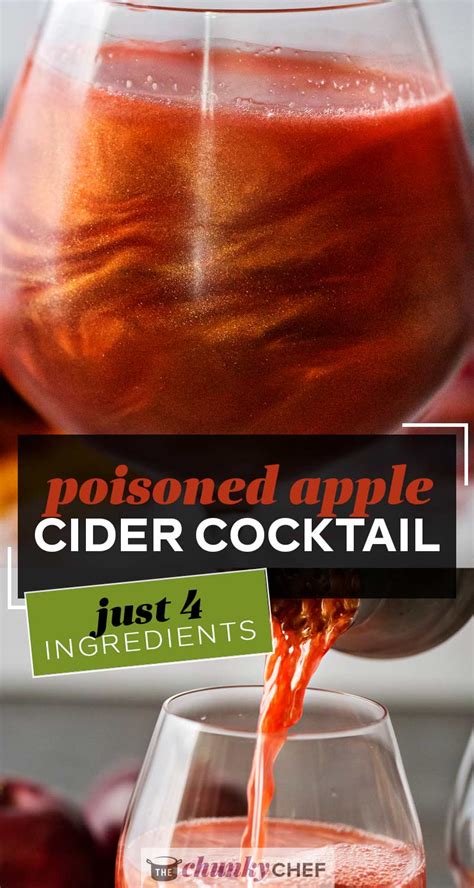 Poisoned Apple Cider Cocktail The Chunky Chef