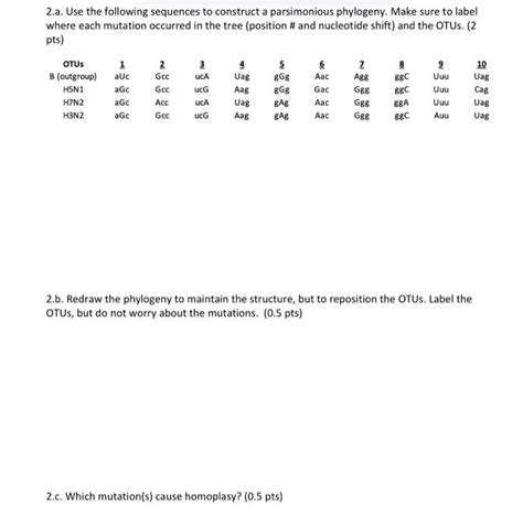 Solved 2 A Use The Following Sequences To Construct A Chegg Com