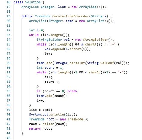 💻 Leetcode Daily Challenge Recover A Binary Tree From Preorder