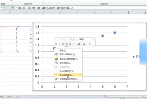 如何用EXCEL制作 并计算线性相关系数和散点图 百度知道