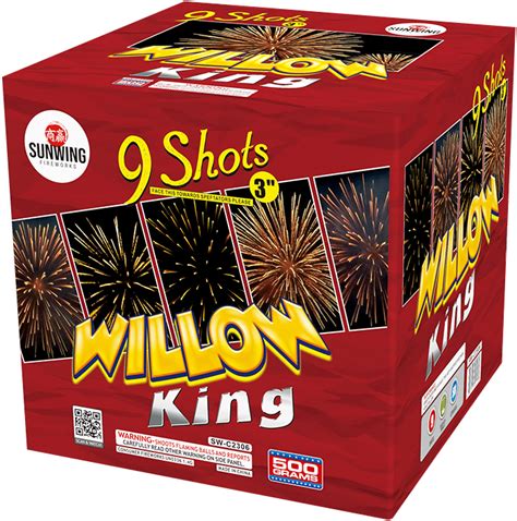 Willow King 9 Shot Sunwing Miller Fireworks