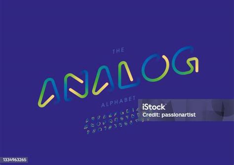 Analog Alphabet Stock Illustration Download Image Now Abstract Alphabet Art Istock