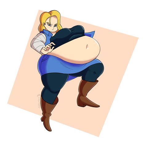 Fat Android 18 By Coolviki On Deviantart