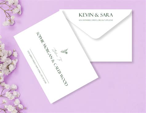 Free Envelope Address Templates Edit Online Wordlayouts