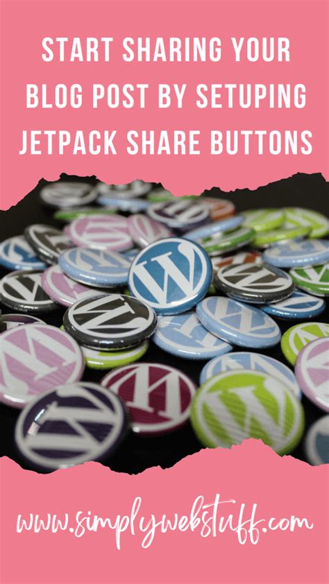 How To Setup Jetpack Share Buttons Simply Web Stuff