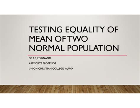 Testing 2 Summary Quantitative Techniques For Economics Testing