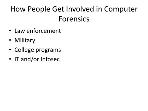Ppt Computer Forensics Infosec Pro Guide Powerpoint Presentation