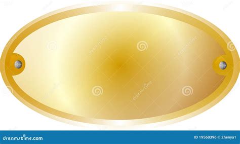 Yellow Brass Metal Border Stock Illustration Illustration Of Board
