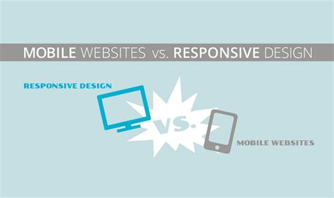 Mobile Websites Vs Responsive Design Infographic Visualistan