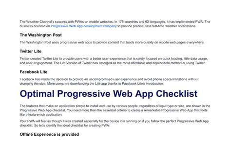 Pwa Development Guide Creating Progressive Web Appspdf