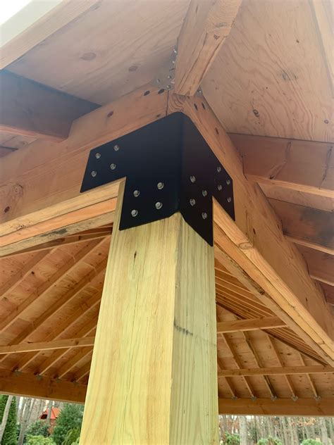 Structural Design Corner Bracket For 4x4 Post 4x4 Corner Support