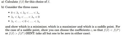 Solved Suppose We Have A Symmetric Matrix Arnn A At With Chegg