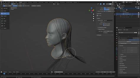 I Made Hair For Ue5 With Blender 331 Youtube