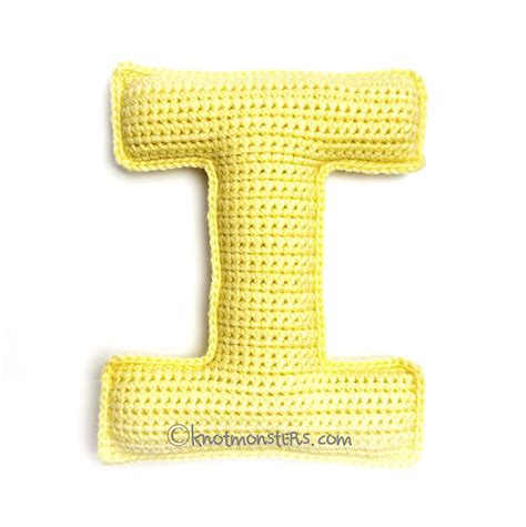 Letter I Letters And Numbers Digital Pattern Knotmonster