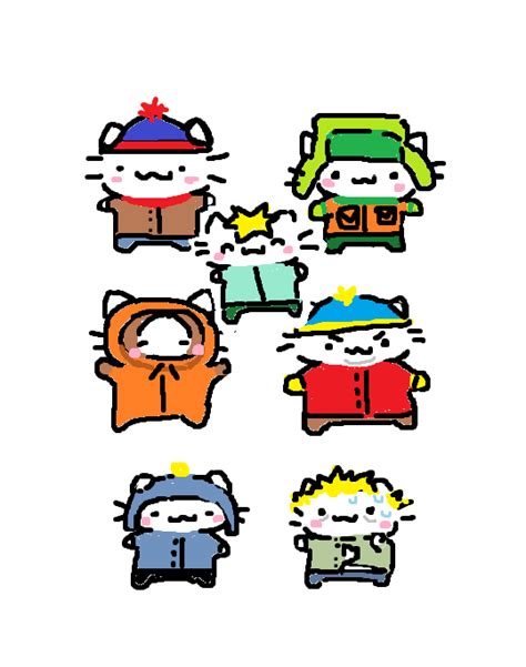 South Park Cats By Me Basiilleaf On Twit South Park Tattoo