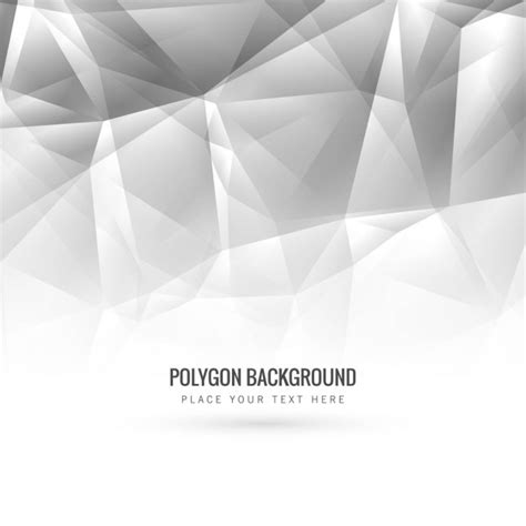 Free Vector Gray Polygonal Abstract Background