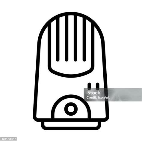 전자 기기 컬렉션의 공기 청정기 아이콘 흰색 배경에 격리 된 얇은 선형 공기 청정기 공기 물 윤곽 아이콘 라인 벡터 공기 청정기 기호 웹 및 모바일 기호 0명에 대한 스톡