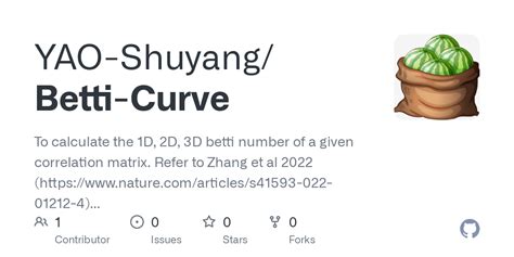 Github Yao Shuyangbetti Curve To Calculate The 1d 2d 3d Betti