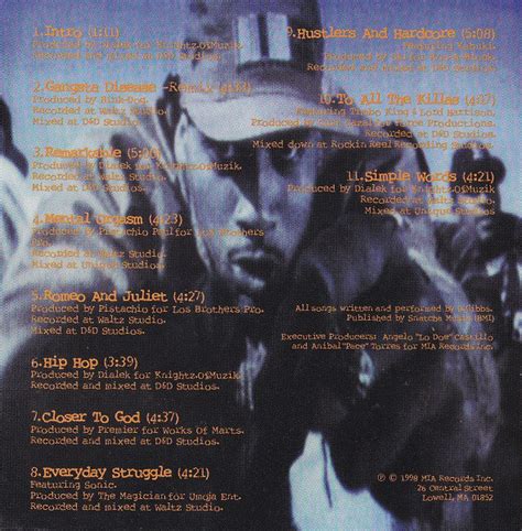 Snatcha Season Pt 1 By Krumb Snatcha CD 1998 M I A Recording Corp