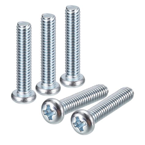 8 32x1 Pan Head Phillips Machine Screws 50pcs Carbon Steel Screws