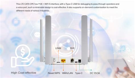 Lte Cat6 Cpe Xmc2841e V 4g Cpe Router