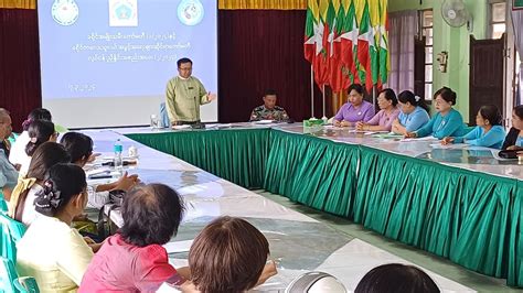 ဖျာပုံမြို့၌ ခရိုင်ကလေးသူငယ် အခွင့်အရေးများဆိုင်ရာ ကော်မတီနှင့်ခရိုင် အမျိုးသမီး ကော်မတီ လုပ်ငန